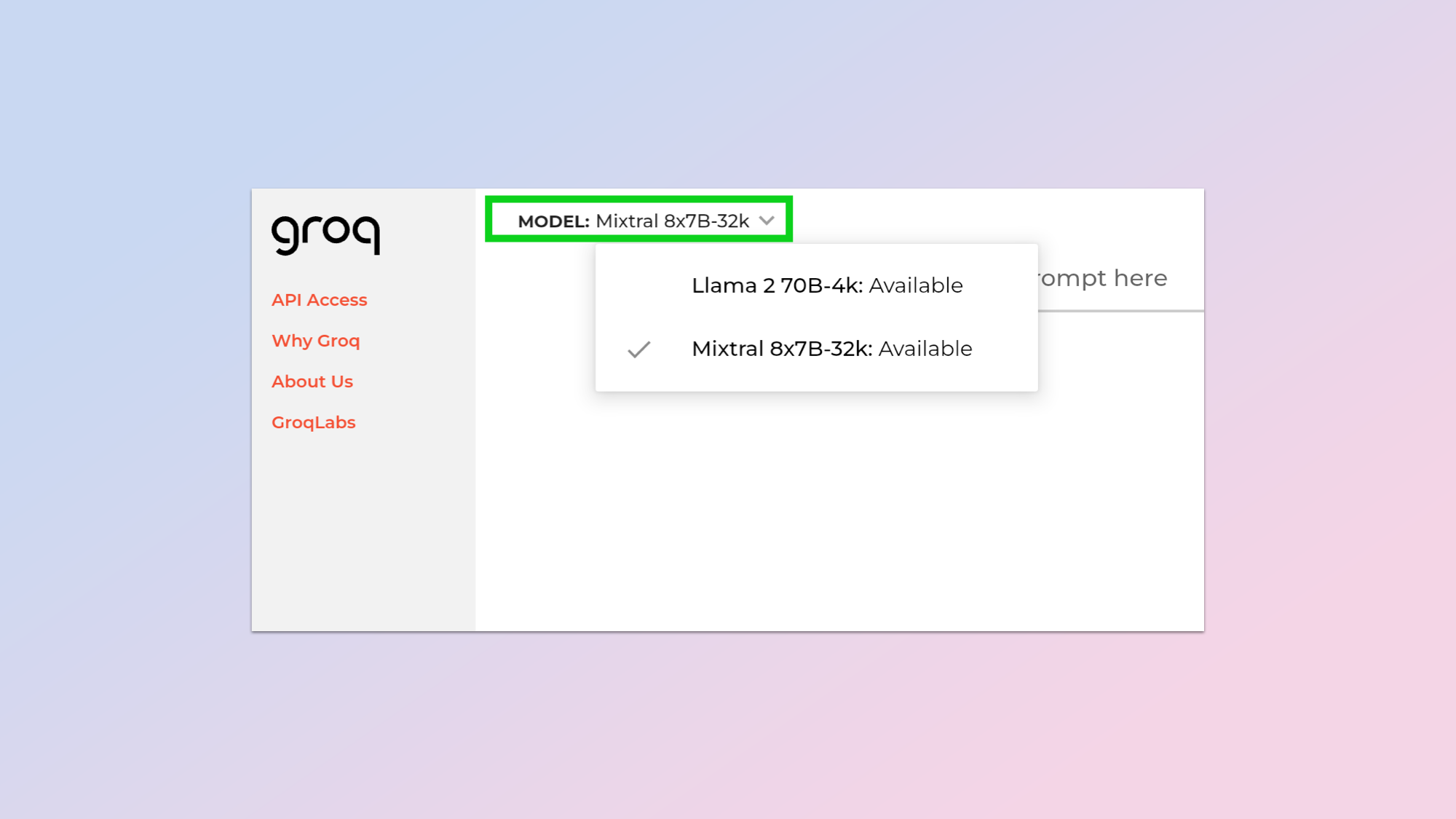 Groq vous permet d'utiliser rapidement plusieurs modèles d'IA – voici ...